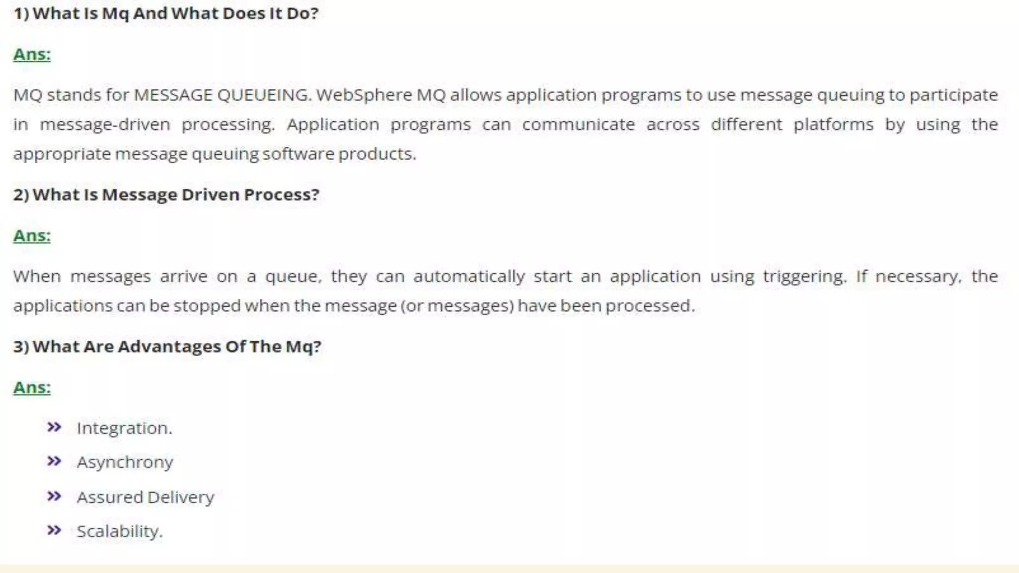 IBM MQ interview Questions and Answers | PPTX