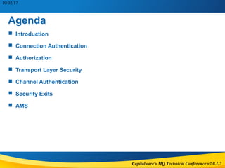 IBM MQ Security Overview MQTC 2017 | PPT