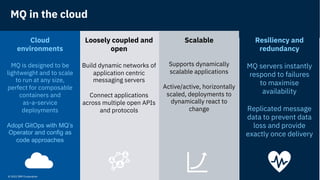 IBM MQ What's new - Sept 2022 | PPT