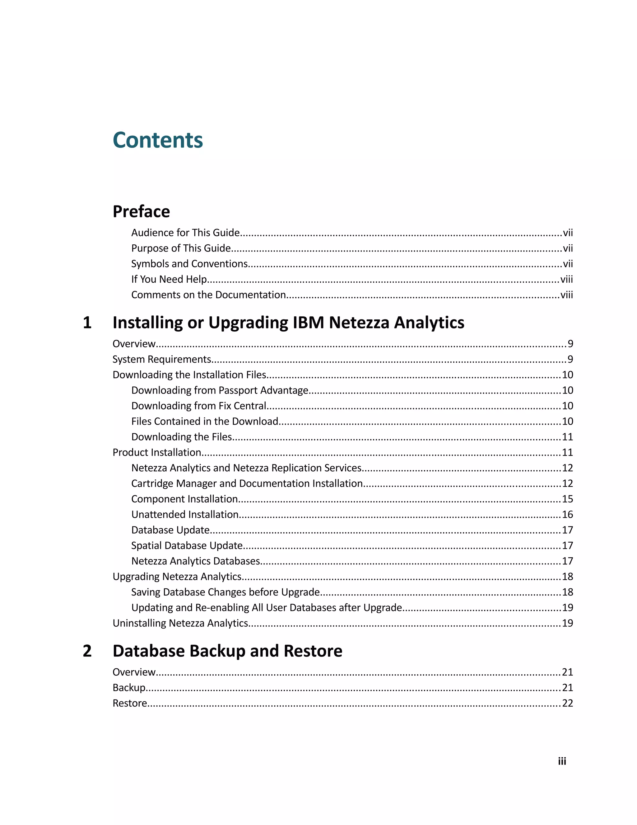 IBM Netezza Analytics Administrator's Guide | PDF