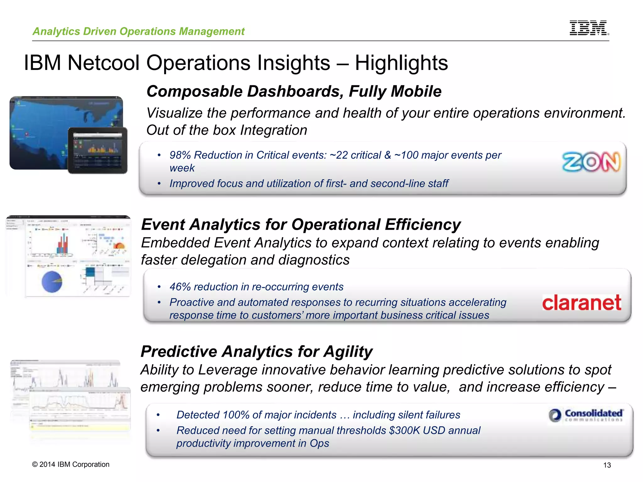 Ibm Netcool Operations Insight Ppt