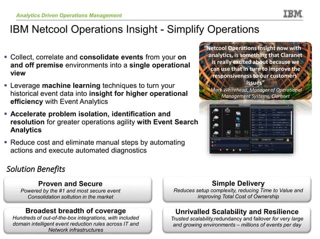 Ibm Netcool Operations Insight Pptx Cloud Computing Internet