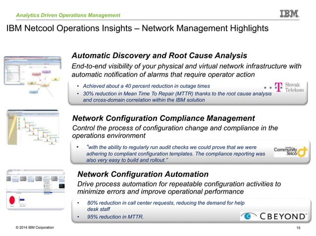 Ibm Netcool Operations Insight Ppt