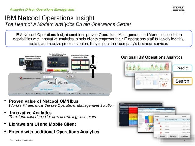 IBM Netcool Operations Insight