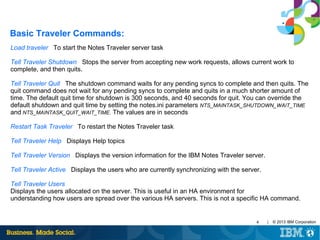 IBM Notes Traveler Best Practices | PPT