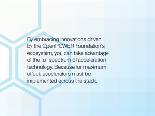 OpenPOWER Supercomputing Recap Day Two: Innovating Across the Stack | PPT