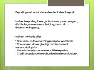 International Business Modes | PPT