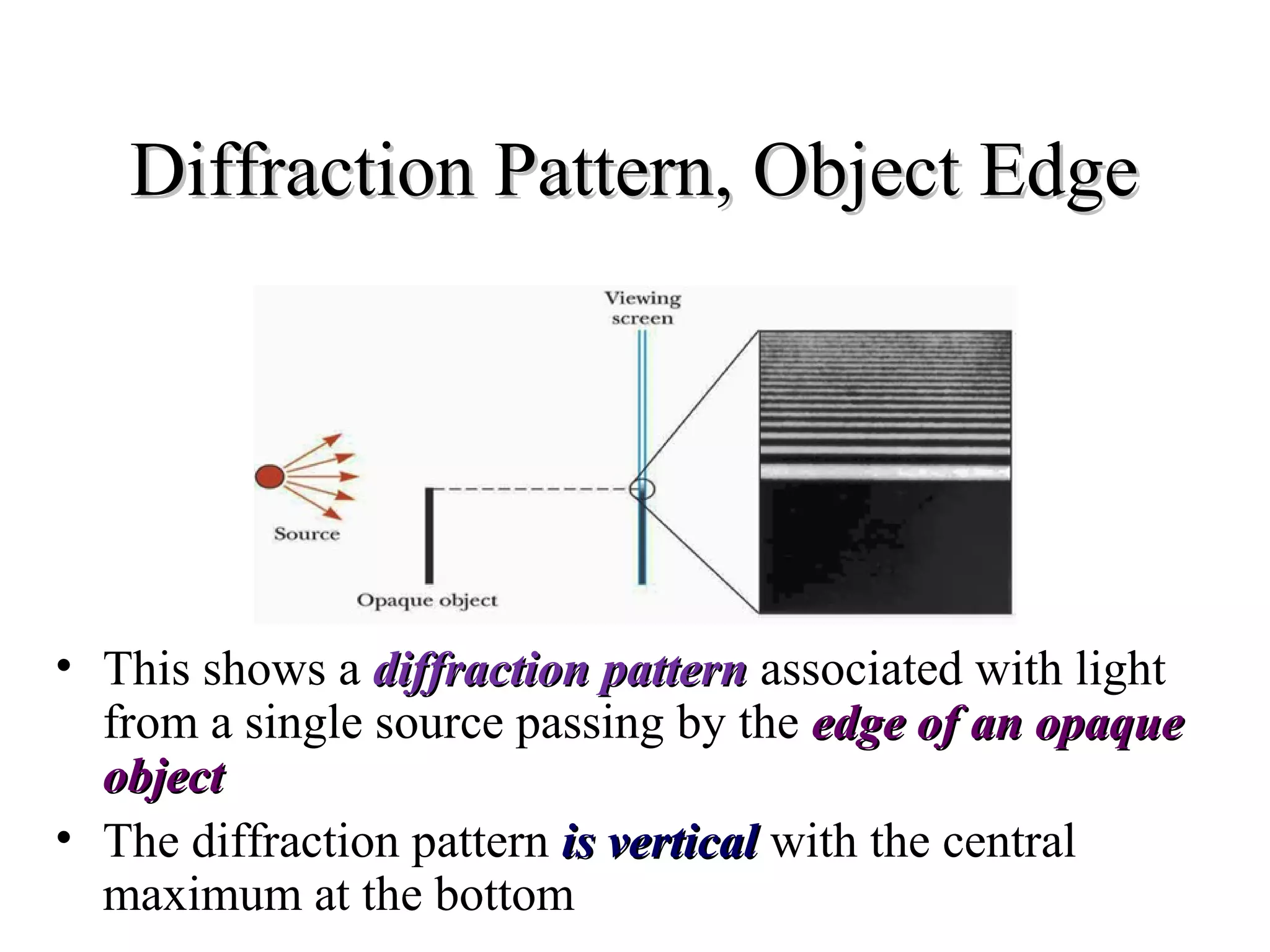 Diffraction,unit 2 | PPT | Physics | Science