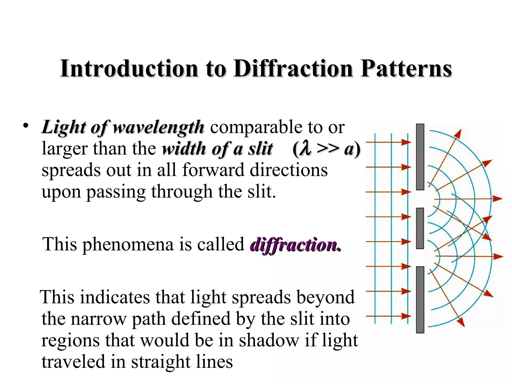 Diffraction,unit 2 | PPT | Physics | Science