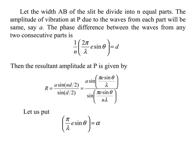 Diffraction,unit 2 | PPT | Physics | Science