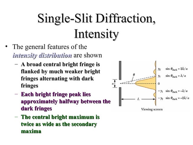 Diffraction,unit 2 | PPT | Physics | Science
