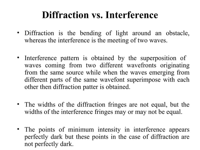 Diffraction,unit 2 | PPT | Physics | Science