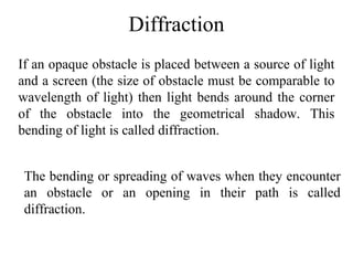 Diffraction,unit 2 | PPT