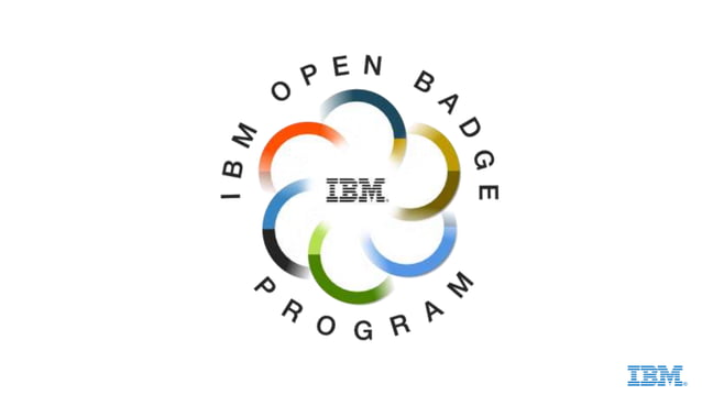 IBM Digital Badge Program Overview | PPTX | Social Networking | Internet