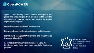 IBM AI OpenPOWER and AI Workshop | PPT