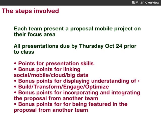 IBM Overview and Case Study | PPT