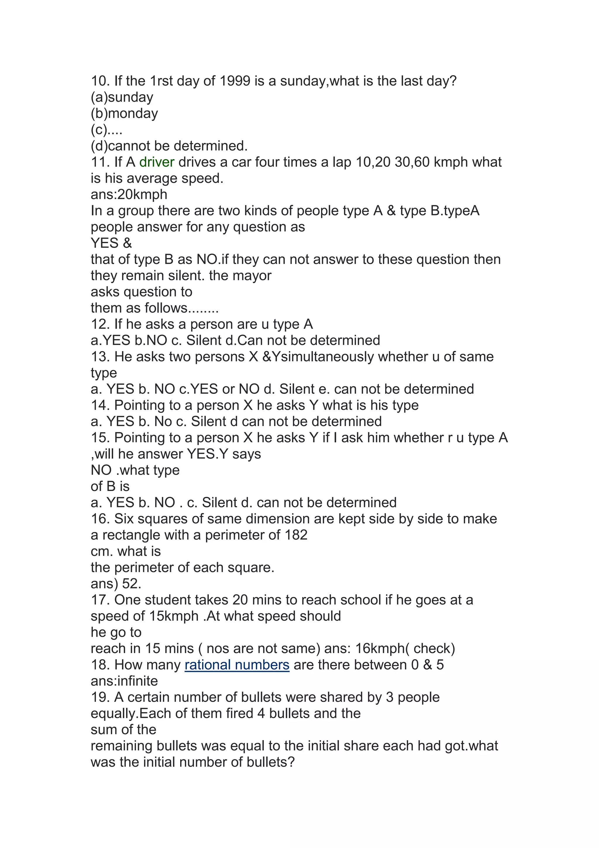 Ibm placement papers | DOCX