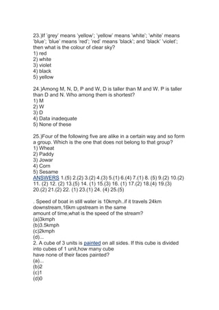 Ibm placement papers | PDF