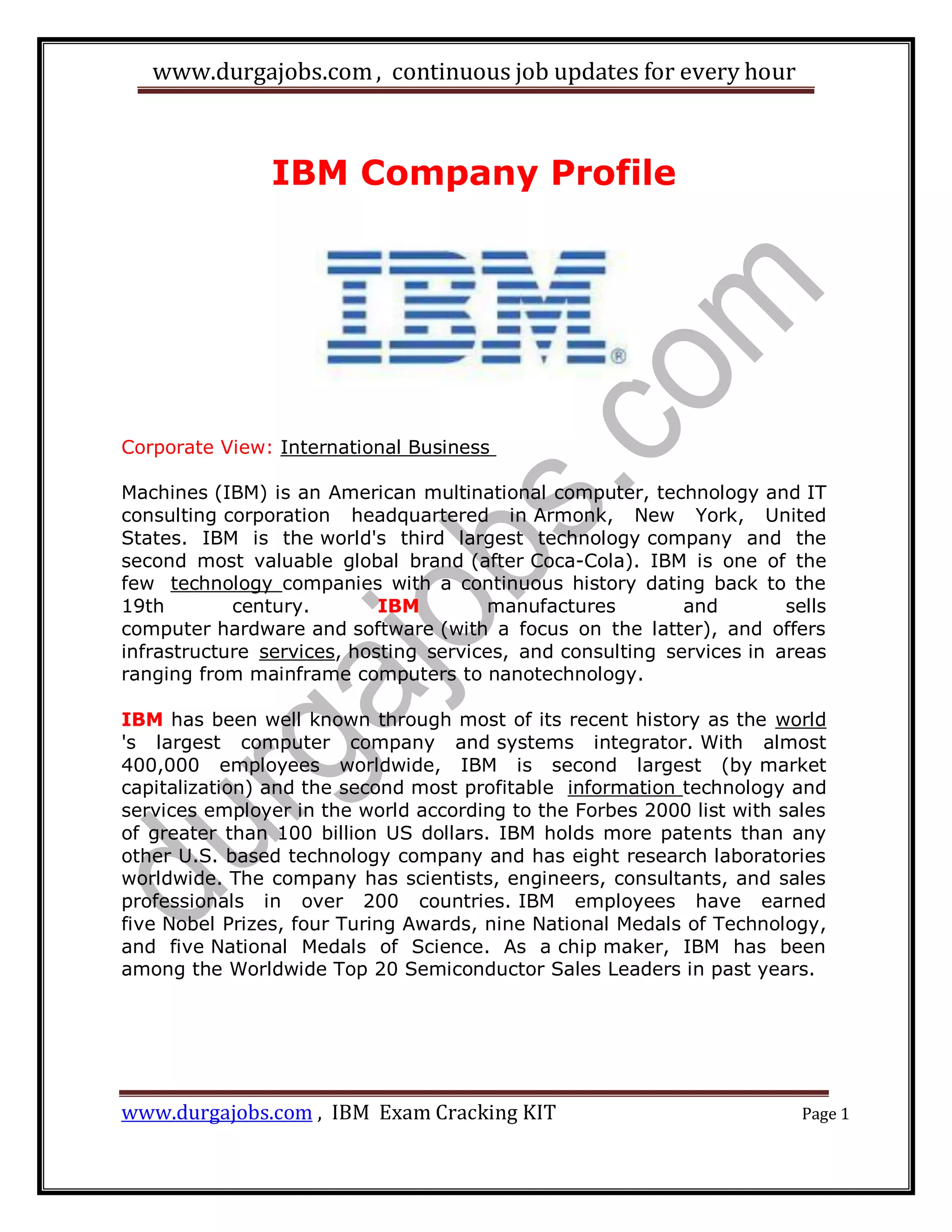 Ibm placement papers | PDF