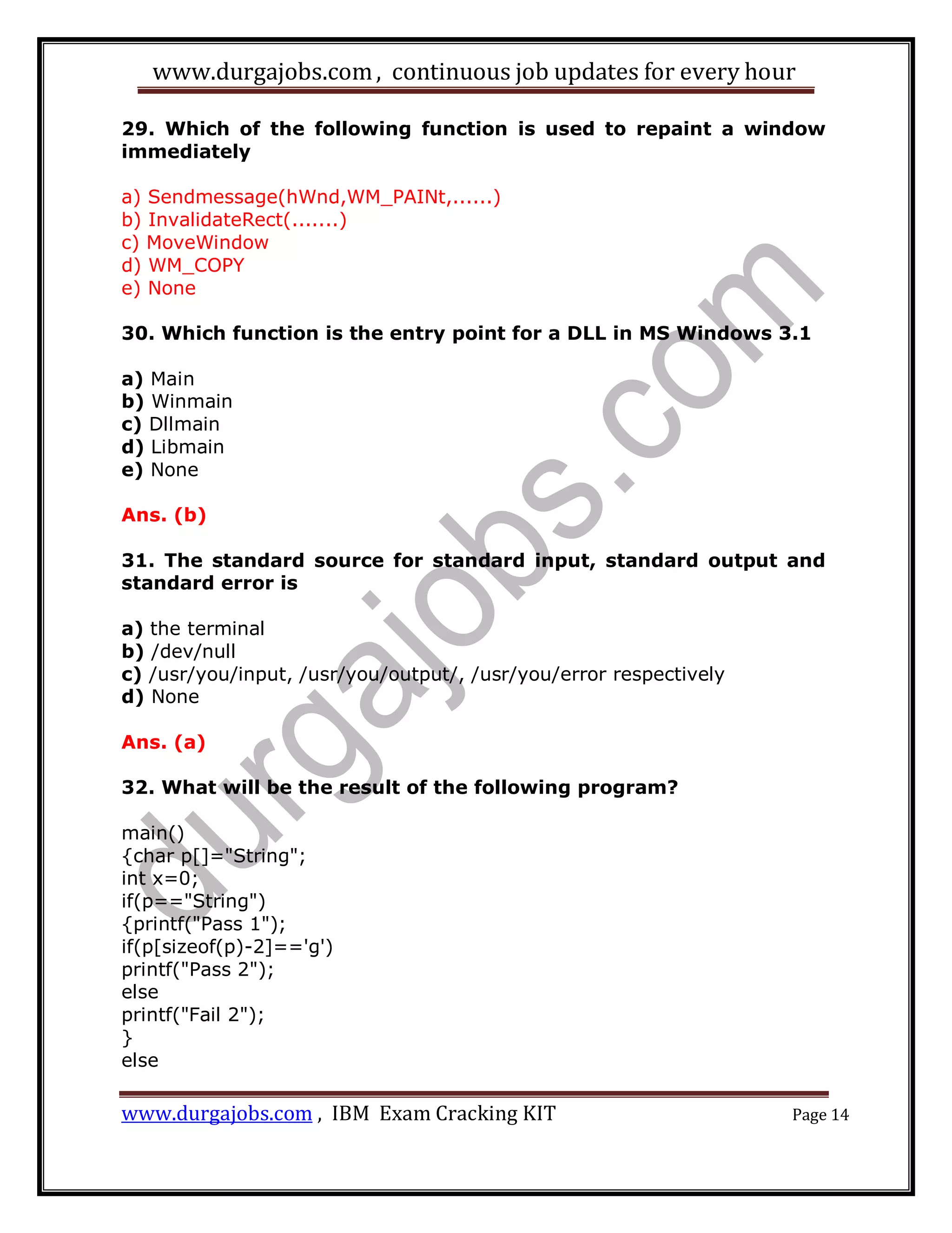 Ibm placement papers | PDF