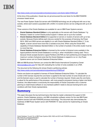 IBM_POWER9Oracle11g12c_April_10_2018__final.pdf | Cloud Computing | Internet