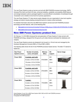 IBM_POWER9Oracle11g12c_April_10_2018__final.pdf | Cloud Computing | Internet