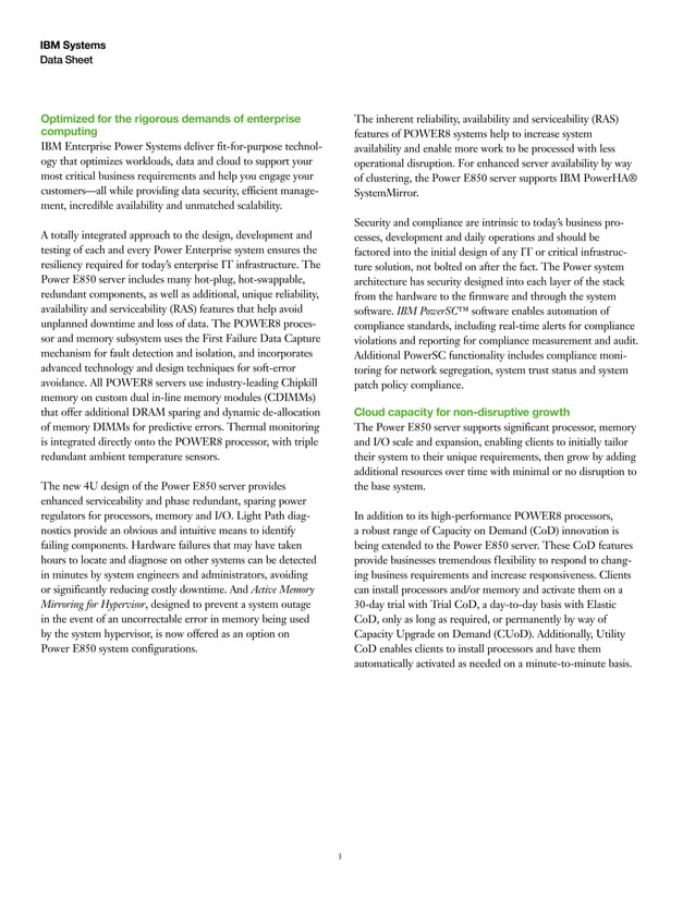 Ibm Power System E850 pod03108 usen | PDF