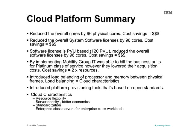 Ibm Power Systems Cloud Platform Ppt