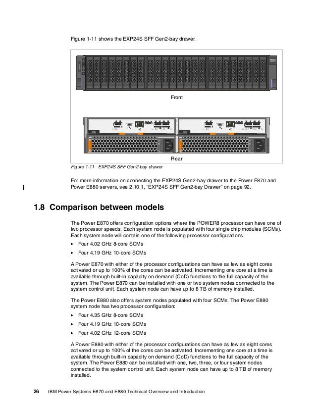 Ibm power systems e870 and e880 technical overview and introduction