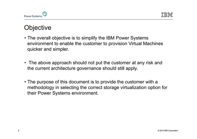 Ibm Power Systems Storage Virtualization Methodology For Agile