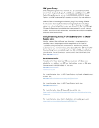 Ibm Power Systems with Aix for Oracle’s JD Edwards | PDF