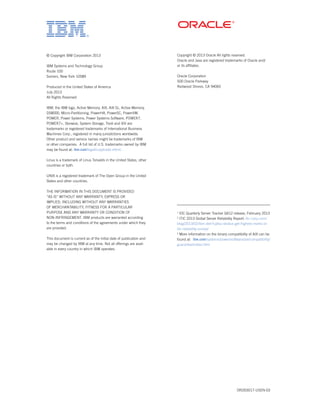 Ibm Power Systems with Aix for Oracle’s JD Edwards | PDF