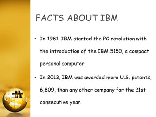 Organzing Principles Of Management- IBM case study | PPTX