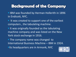 IBM presentation | PPTX