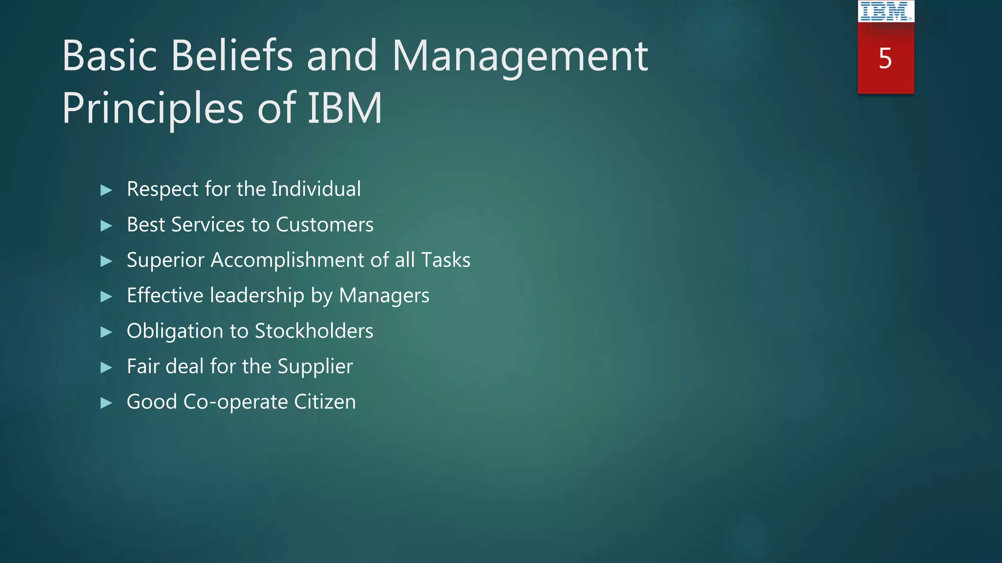 Ibm presentation | PPT