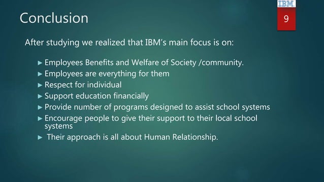 Ibm presentation | PPTX