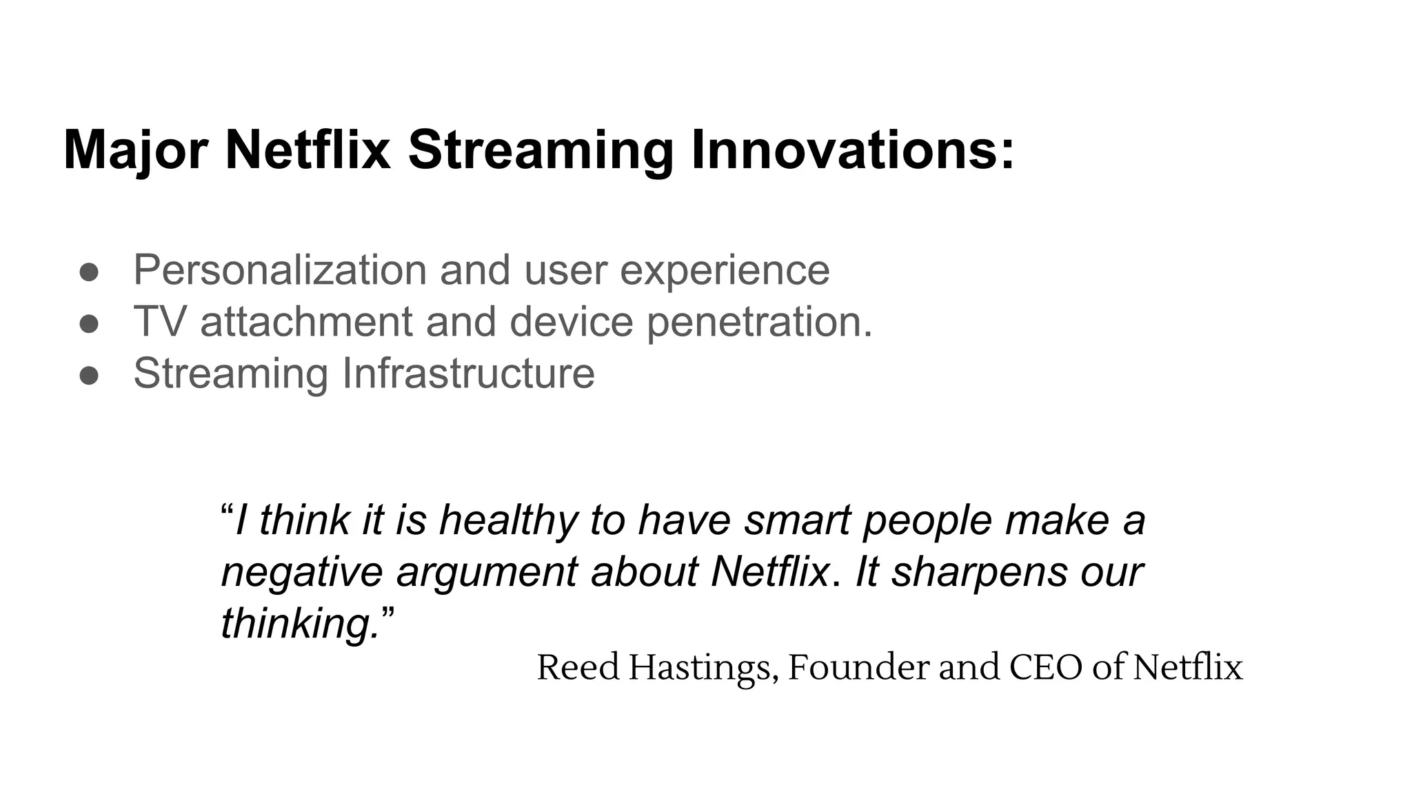 Netflix - Case Study | PPTX