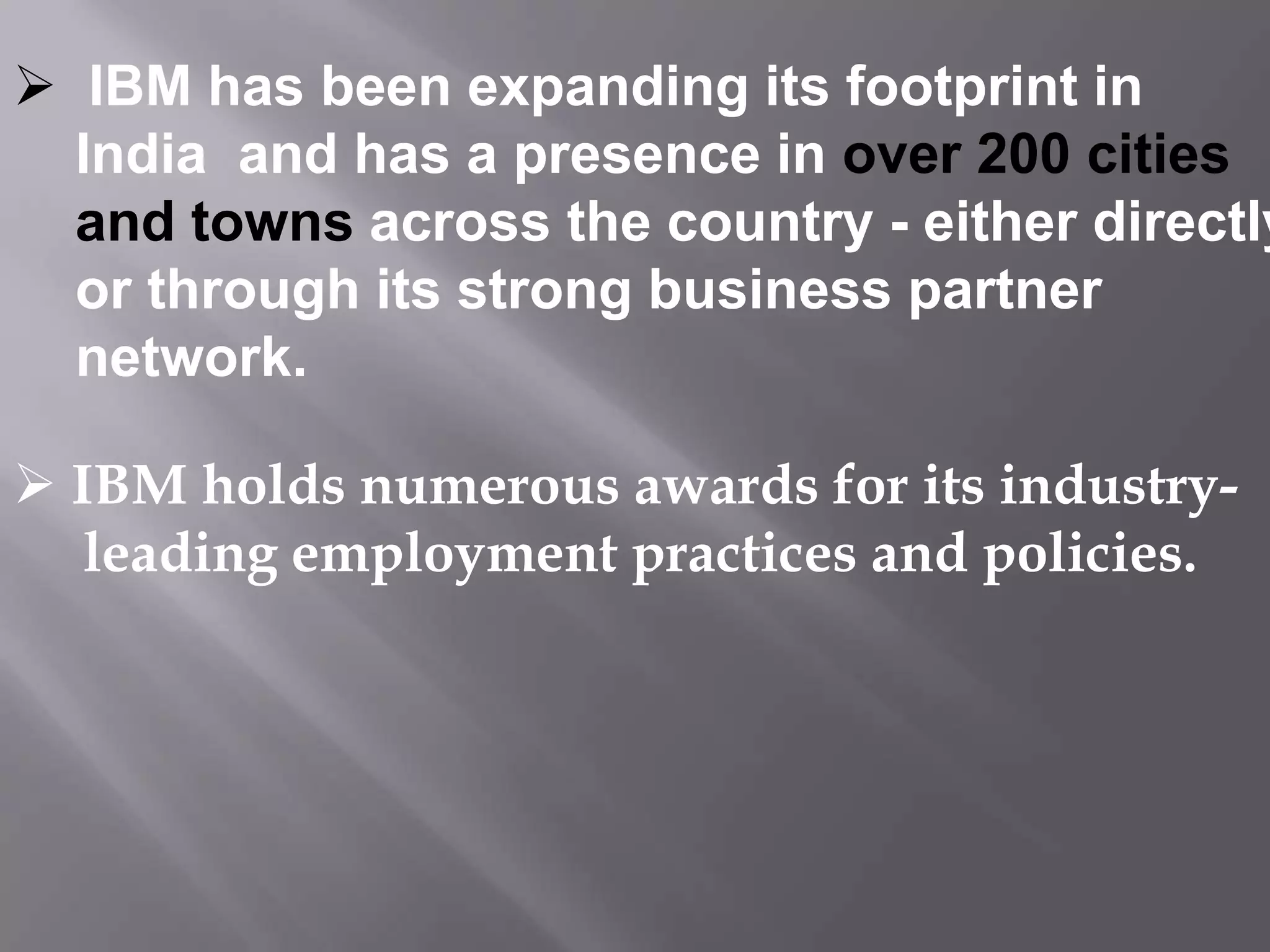 Ibm presentation ppt | PPTX