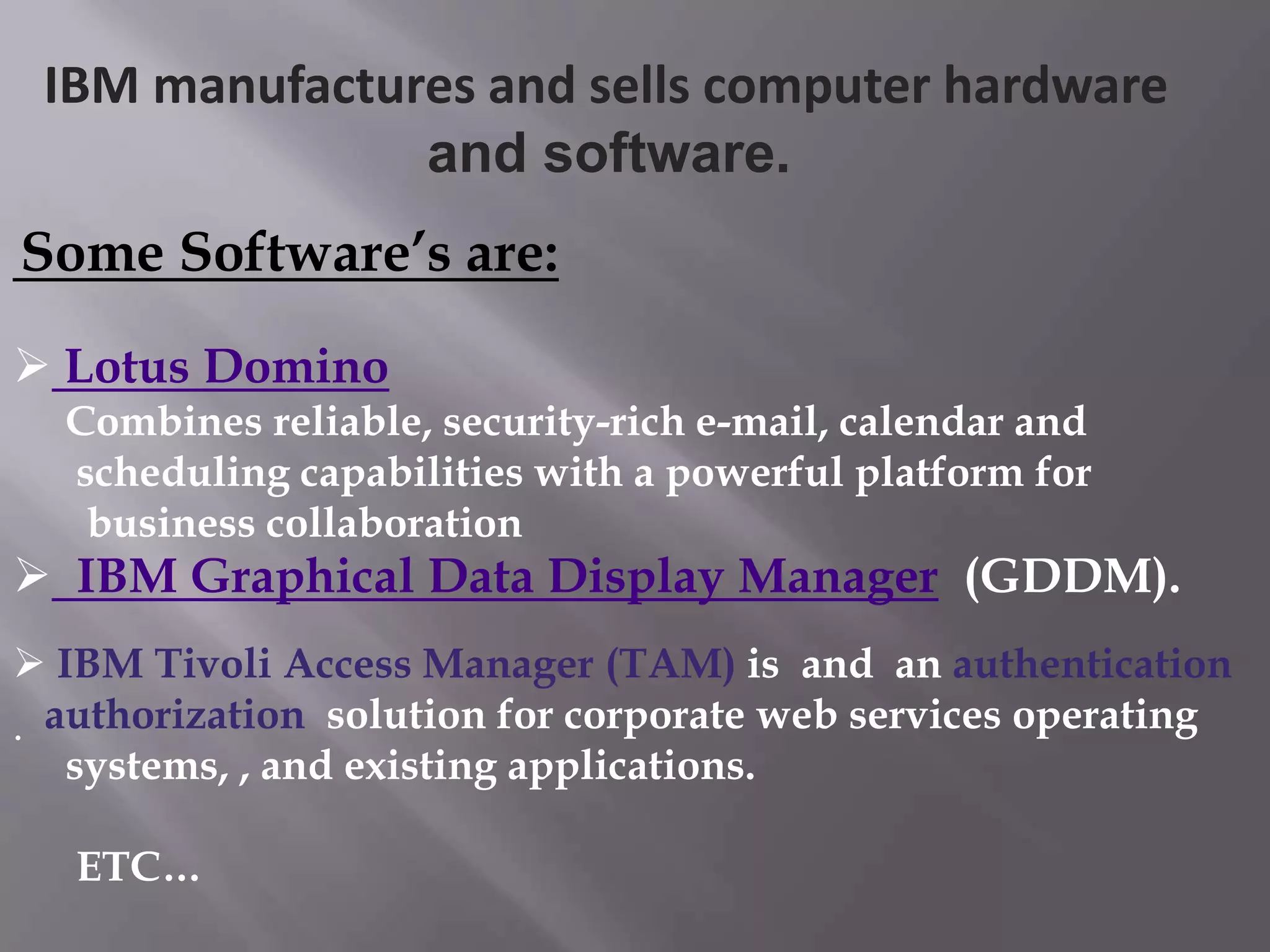 Ibm presentation ppt | PPTX