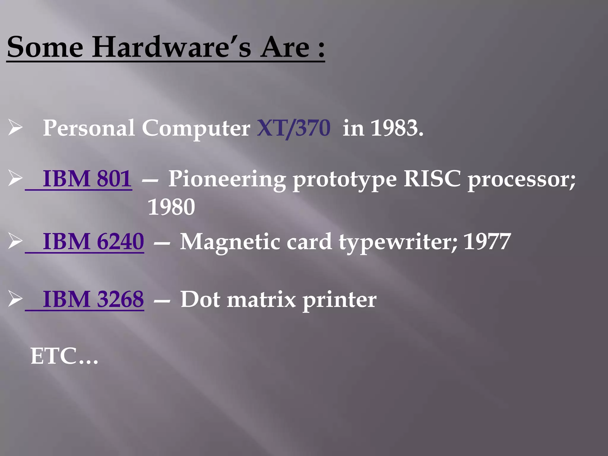Ibm presentation ppt | PPTX