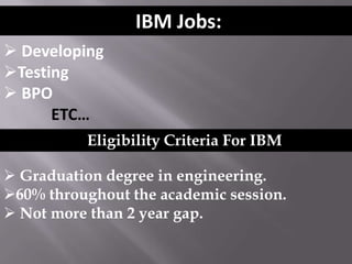Ibm presentation ppt | PPTX
