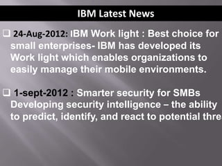 Ibm presentation ppt | PPTX