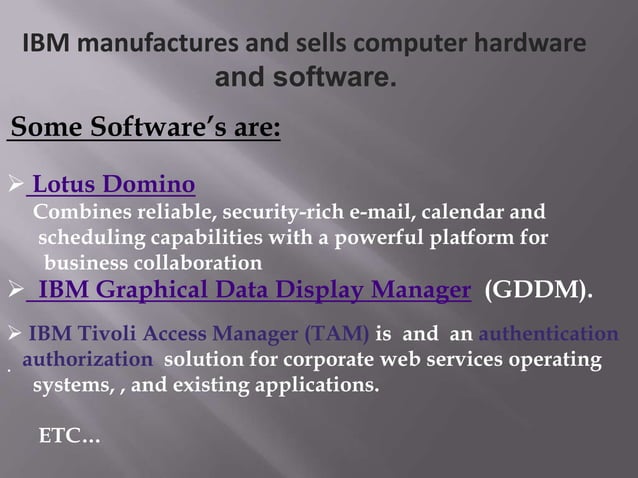 Ibm presentation ppt | PPTX