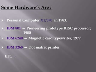 Ibm presentation ppt | PPTX