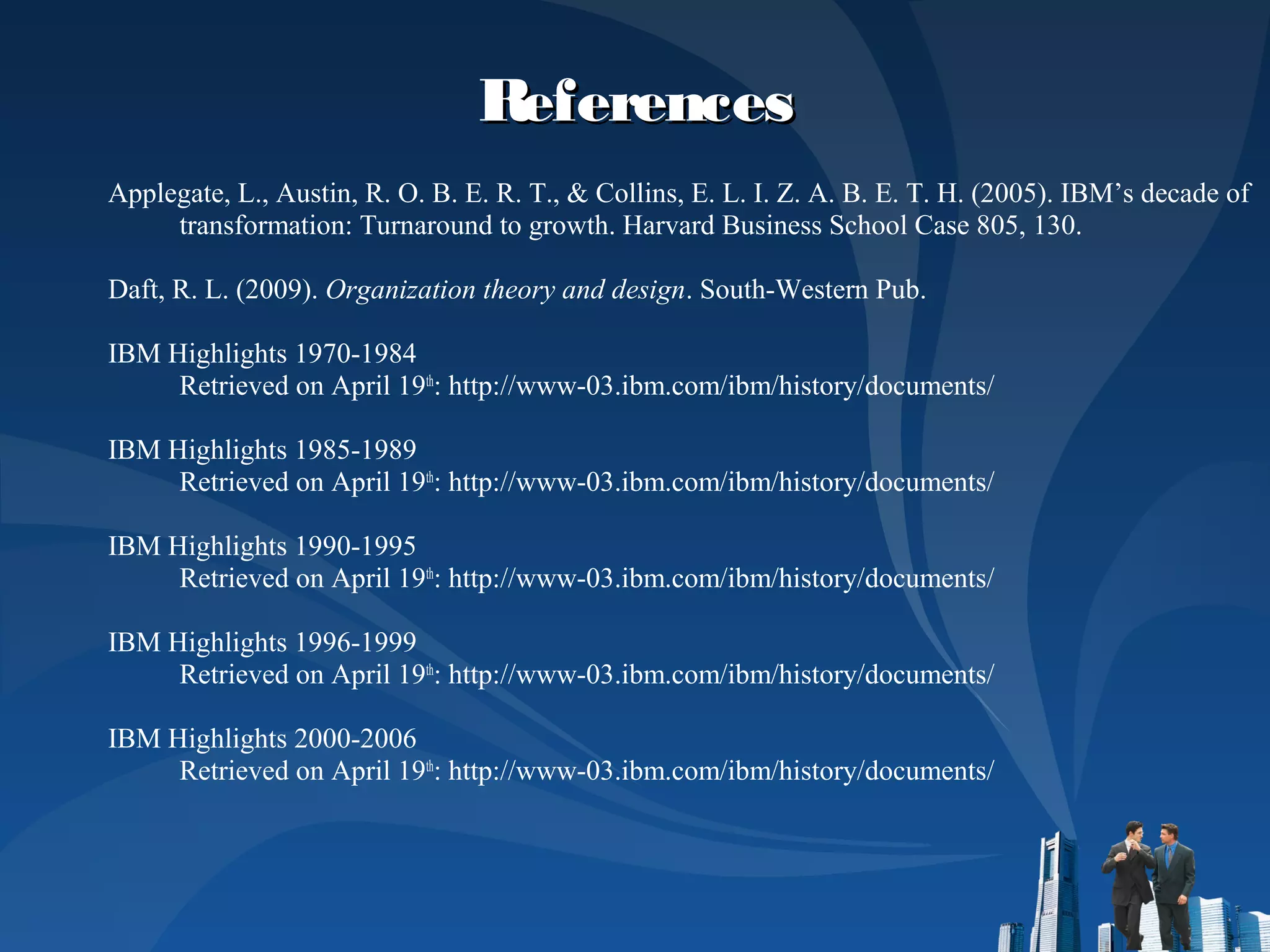 IBM presentation | PPT