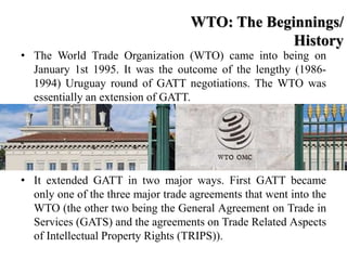 World Trade Organisation and Case Studies | PPTX