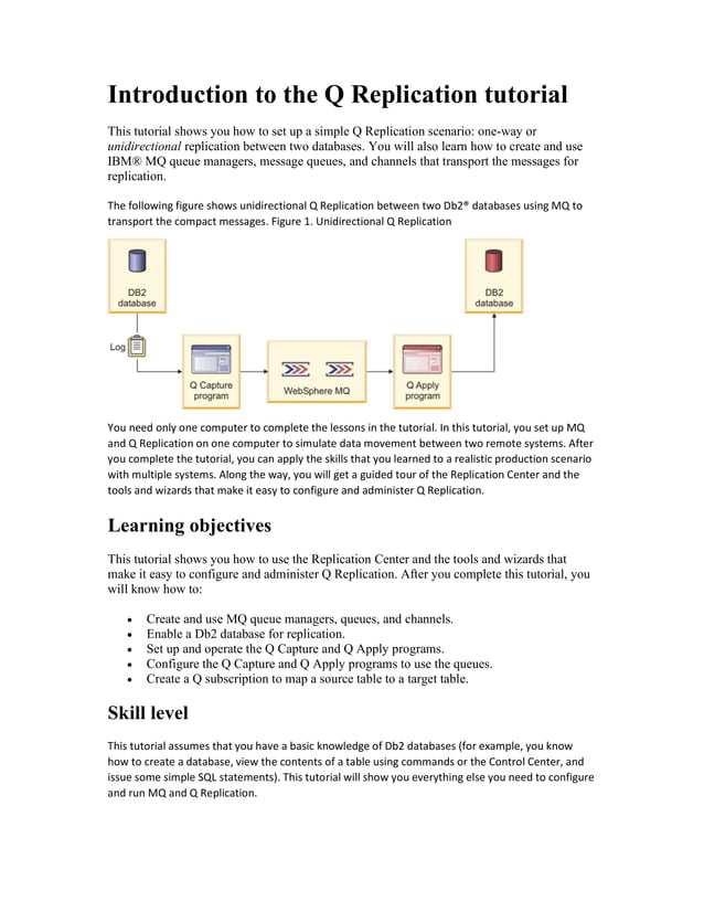 IBM_Q-Rep-Tutorial | PDF