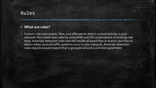 IBM QRadar BB & Rules | PPTX