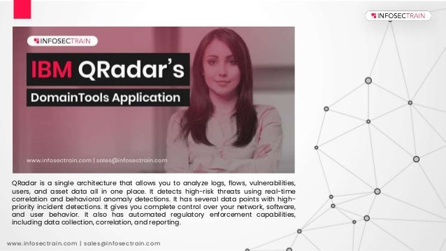 Ibm Qradars Domaintools Application Pptx Computer Software And Applications Computing
