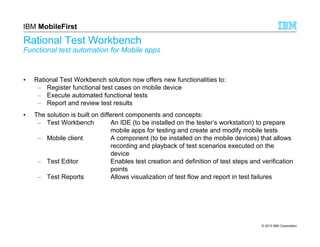 Ibm rational mobile | PPT